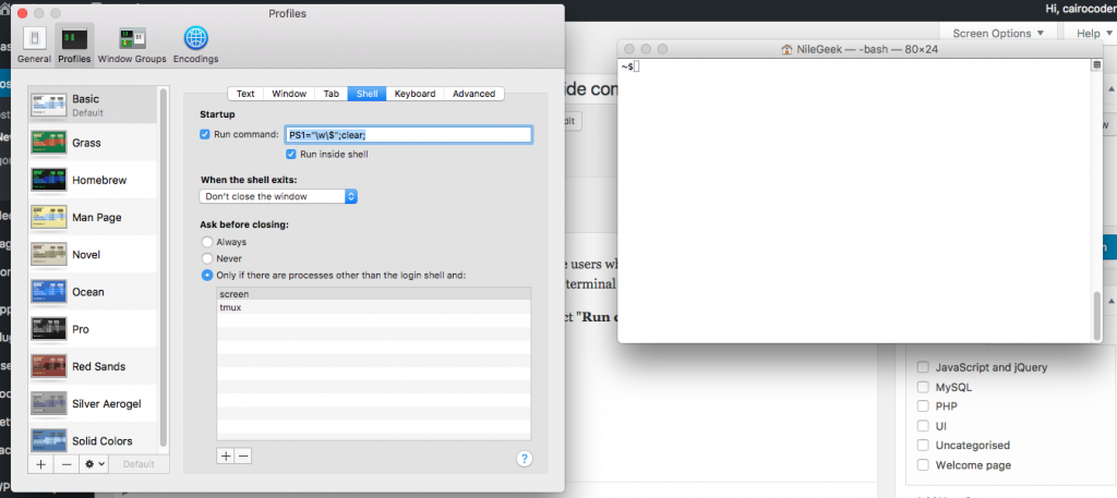 How To Shorten Terminal Command Line Bash Prompt Hide Computer Name And User Name For Mac